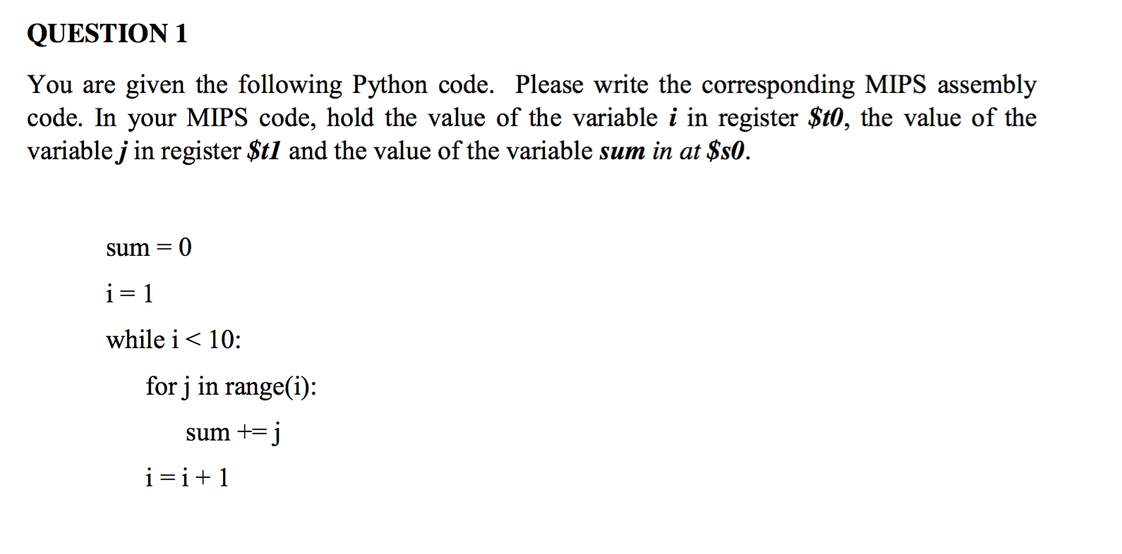 Solved You are given the following Python code. Please write | Chegg.com