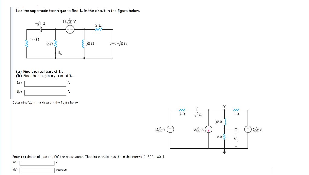 Solved Use the supernode technique to find Ia in the circuit | Chegg.com