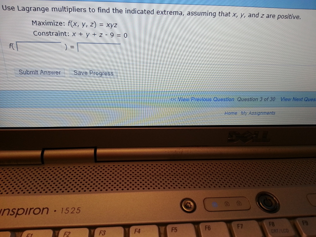 Solved Use Lagrange multipliers to find the indicated | Chegg.com