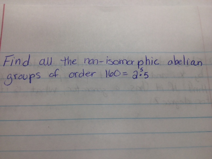 solved-find-all-the-non-isomarphic-abelian-groups-of-order-chegg