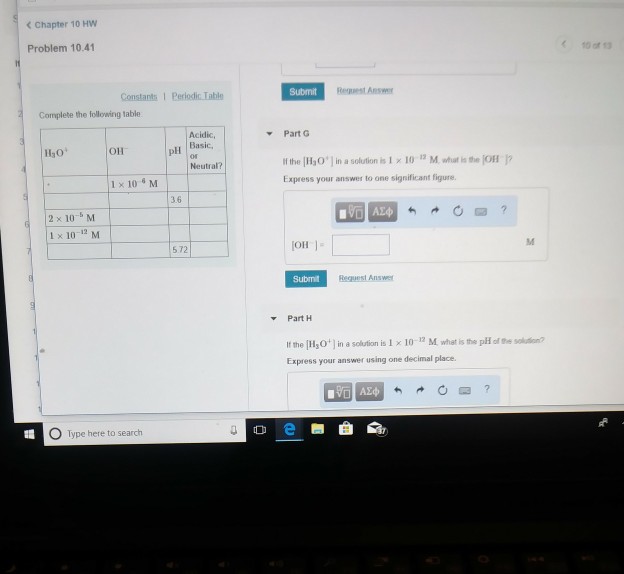 Solved Problem 10.34 9 of 13 Constants 1 Periodic Table Part | Chegg.com