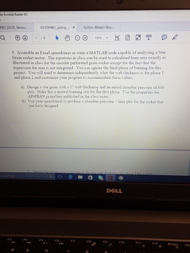 Assemble an Excel spreadsheet or write a MATLAB code | Chegg.com