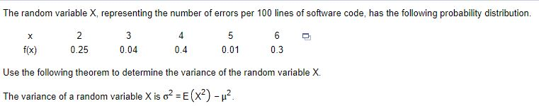 Solved The random variable X, representing the number of | Chegg.com