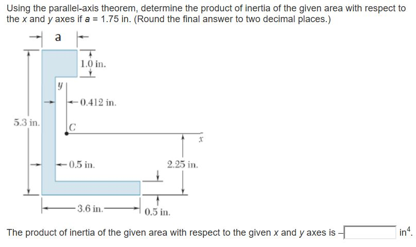 Solved Using The Parallel Axis Theorem Determine The 4259