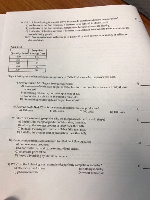 Solved Which of the following is a reason why a firm would | Chegg.com