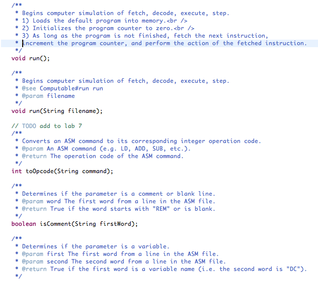 Solved Download the updated version of the Computable.java | Chegg.com
