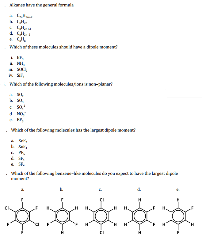 Solved Alkanes have the general formula a. 2n 2n+2 b. CH 12n | Chegg.com