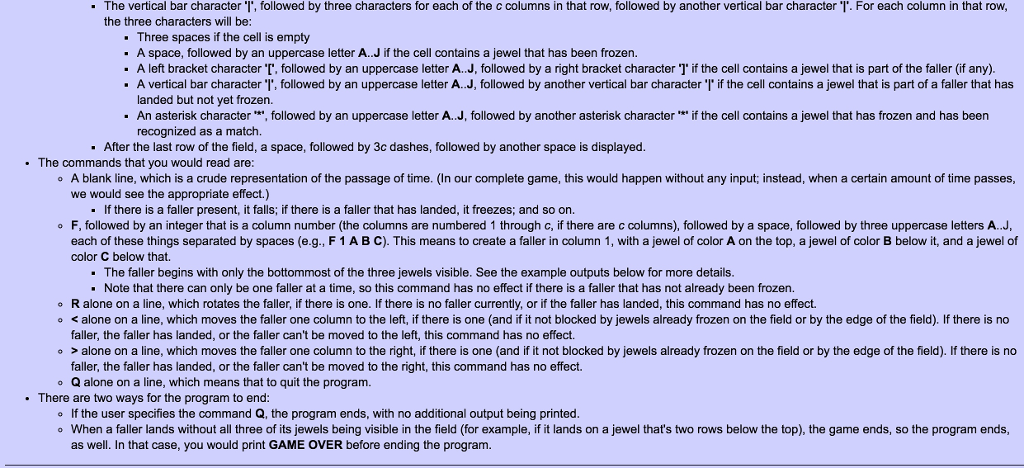 This project is focused on implementing the mechanics | Chegg.com