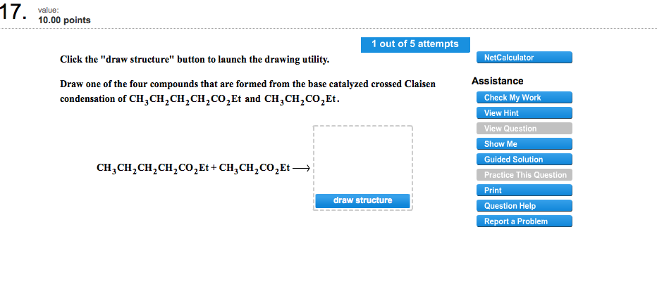 Solved Click the "draw structure" button to launch the | Chegg.com