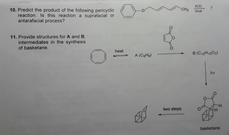 Solved Predict the product of the following pericyclic | Chegg.com