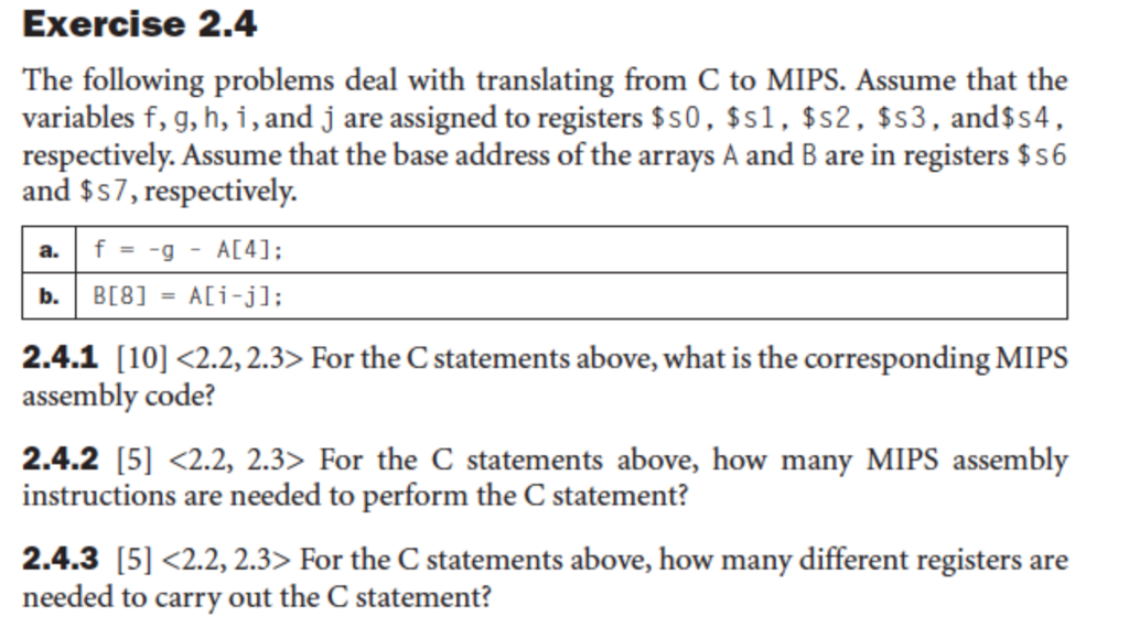 Solved Exercise 2.4 The following problems deal with | Chegg.com