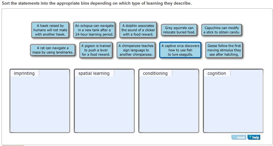 Solved Learned behaviors are influenced by an animal's | Chegg.com