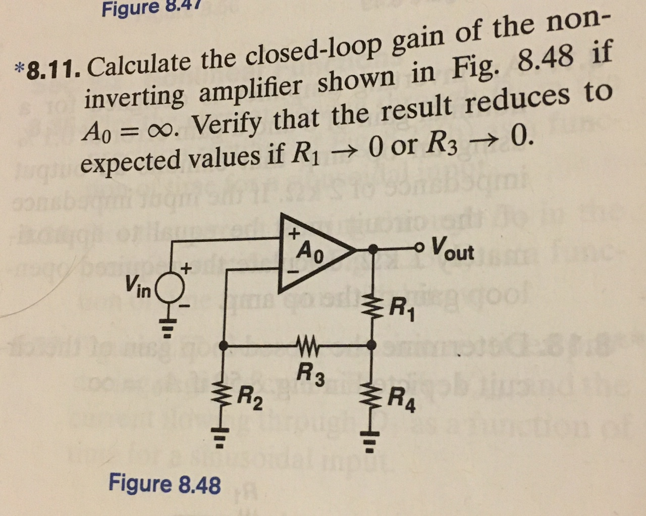 Solved Calculate the closed-loop gain of the noninverting | Chegg.com