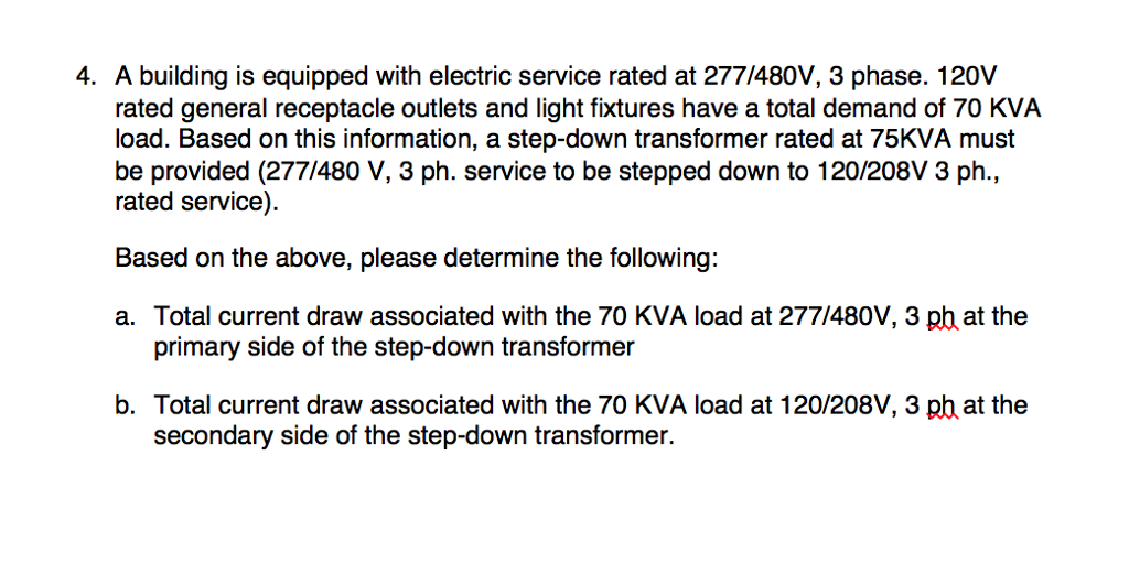 Solved A building is equipped with electric service rated at | Chegg.com