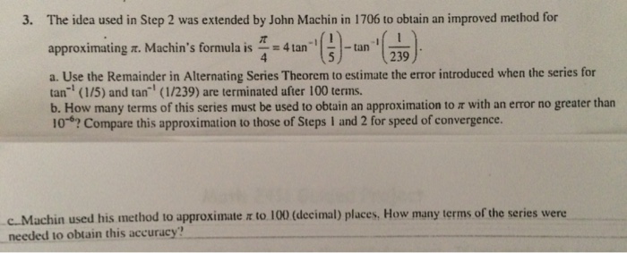 Solved The idea used in Step 2 was extended by John Machin | Chegg.com