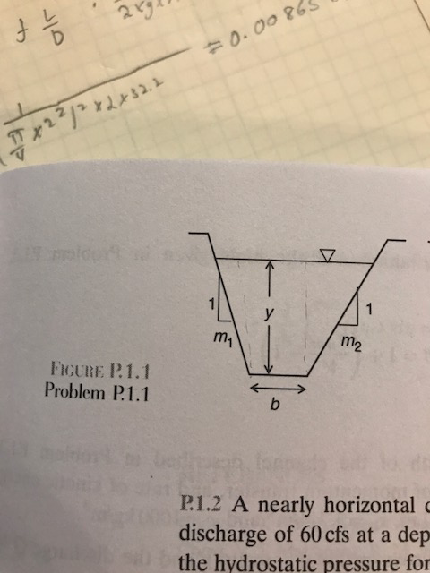 Solved P3.2 Determine the normal flow depth for each channel | Chegg.com