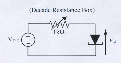 Solved 1. Increase the DC voltage, VDC, slowly from 0V to | Chegg.com