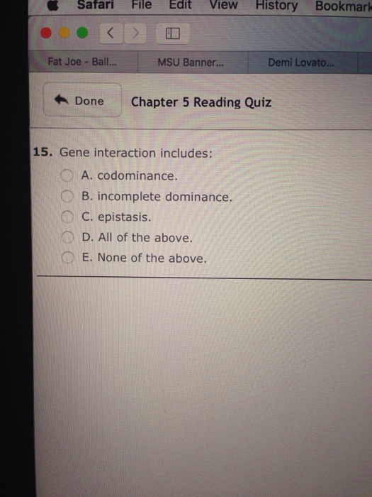Solved 01 Epistasis Duplicate Recessive Epistasis Duplicate