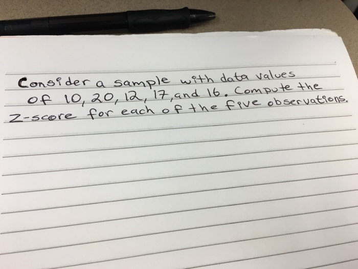 Solved Consider a sample with data values of 10, 20, 12, 17, | Chegg.com