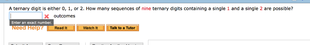 Solved A ternary digit is either 0, 1, or 2. How many | Chegg.com