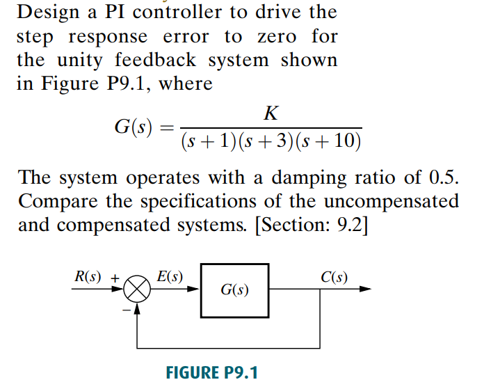Design Of Pi Controller Design Of Pi Controller