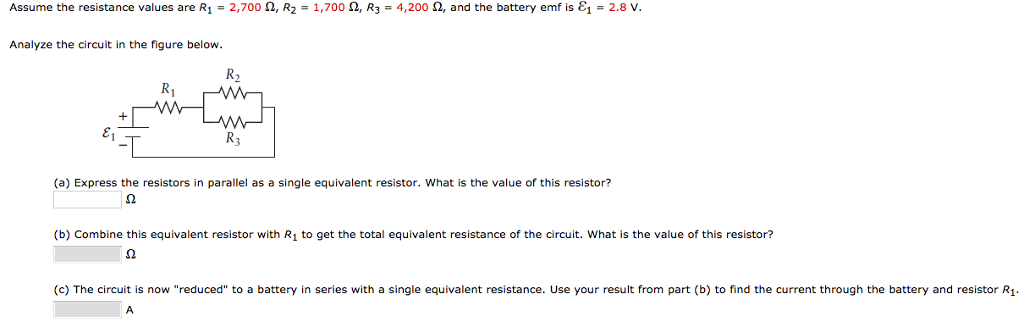 Solved Assume the resistance values are R_1 = 2, 700 ohm, | Chegg.com