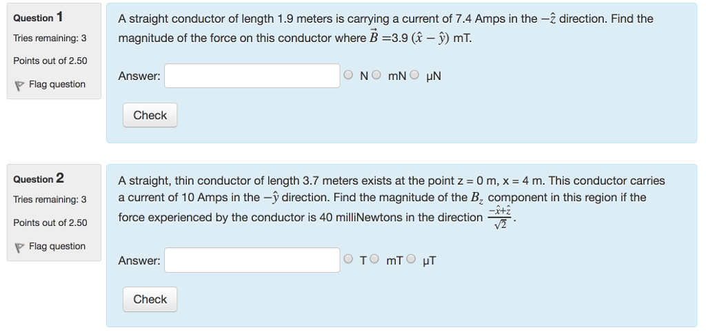 Solved Question 1 Tries remaining: 3 Points out of 2.50 A | Chegg.com
