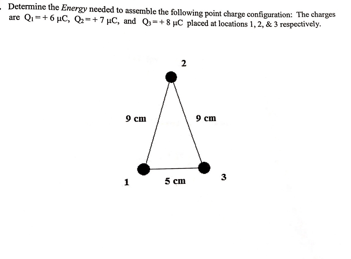 Solved , Determine the Energy needed to assemble the | Chegg.com