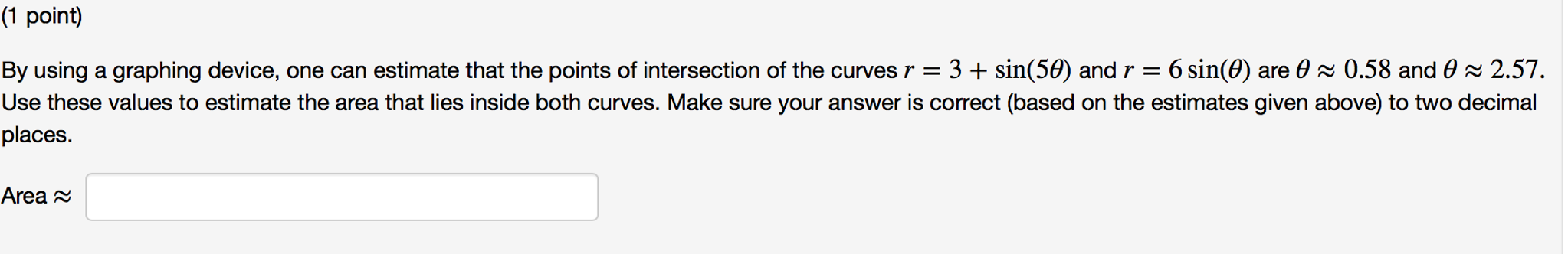Solved By using a graphing device, one can estimate that the | Chegg.com