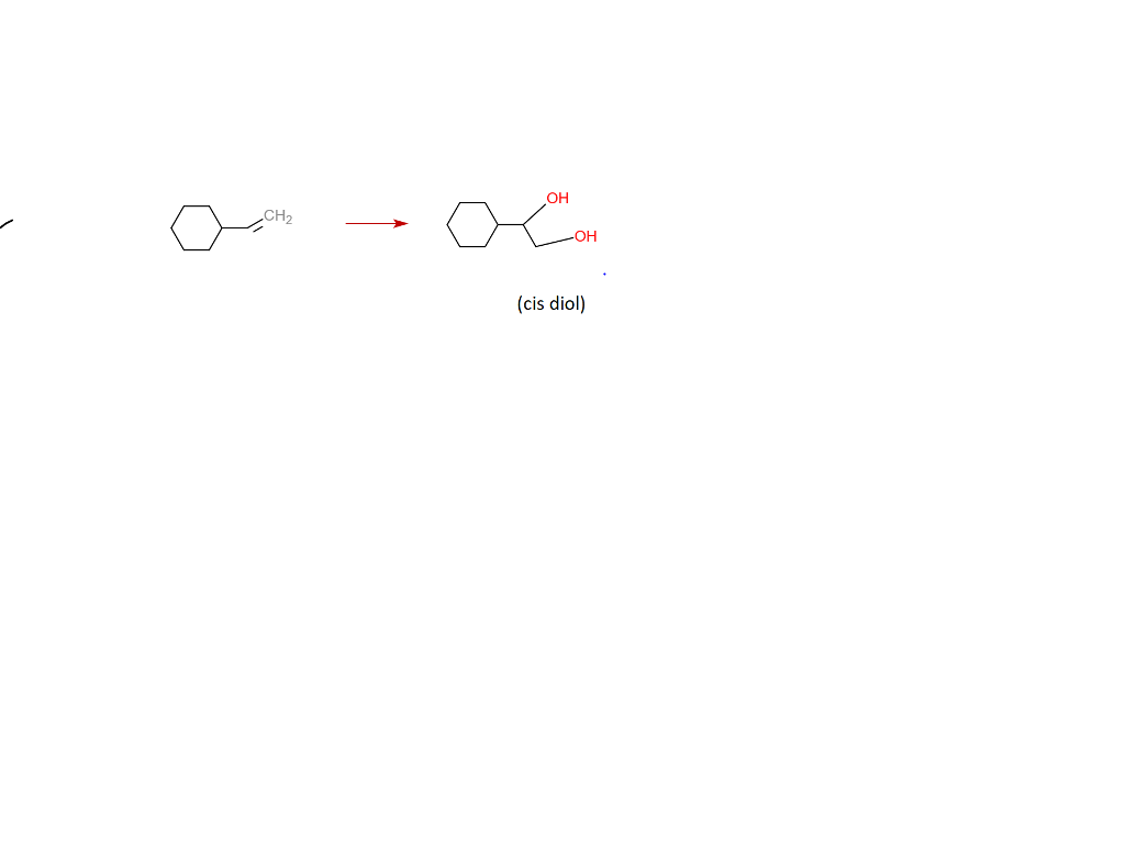 Solved OH CH2 OH (cis diol) | Chegg.com