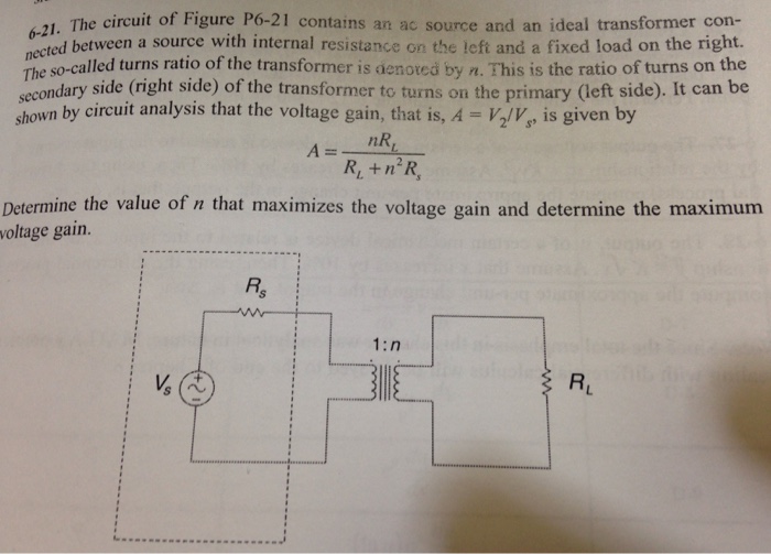 Solved The circuit of Figure P6-21 contains an ac source and | Chegg.com