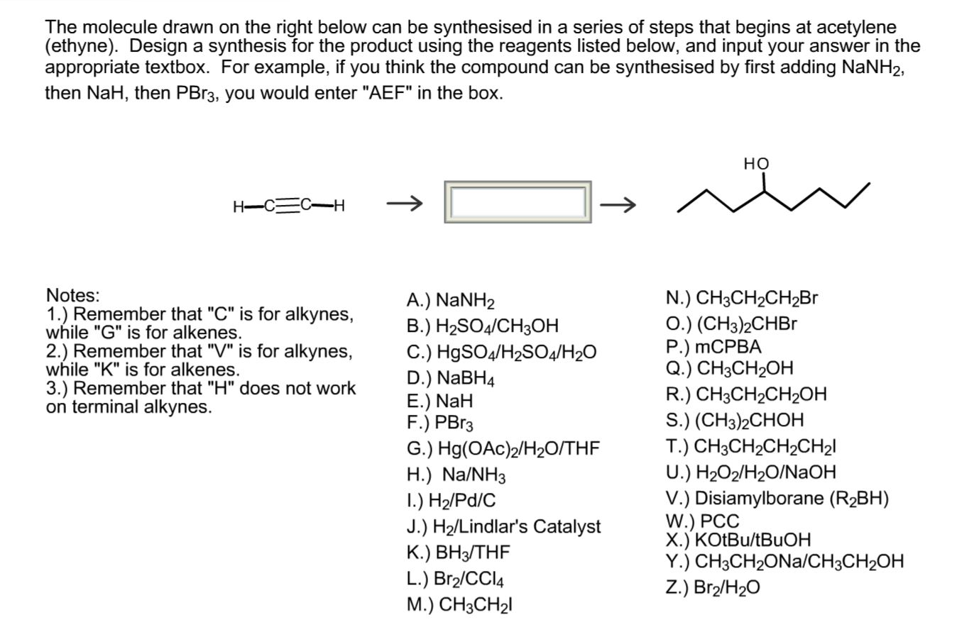Solved The molecule drawn on the right below can be | Chegg.com