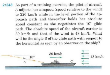 Solved As part of a training exercise the pilot of an | Chegg.com