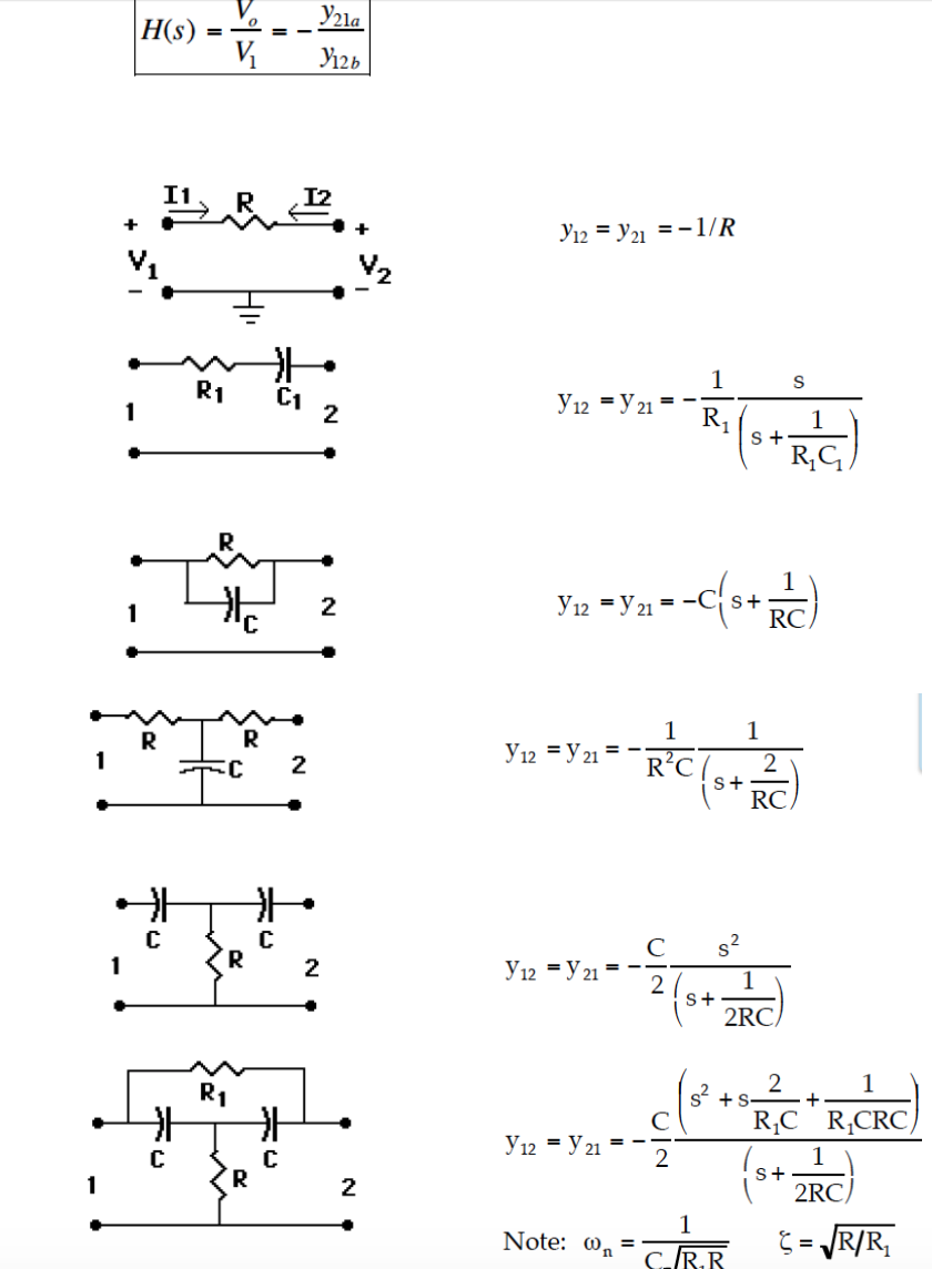 Design a practical active filter circuit for the four | Chegg.com