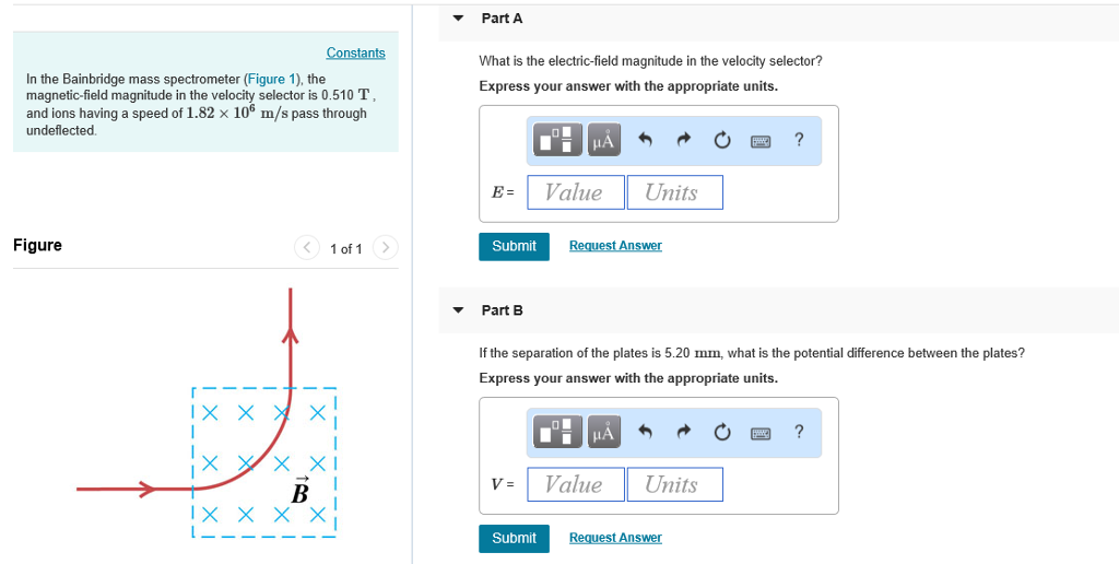 Solved Part A Constants What is the electric-field magnitude | Chegg.com