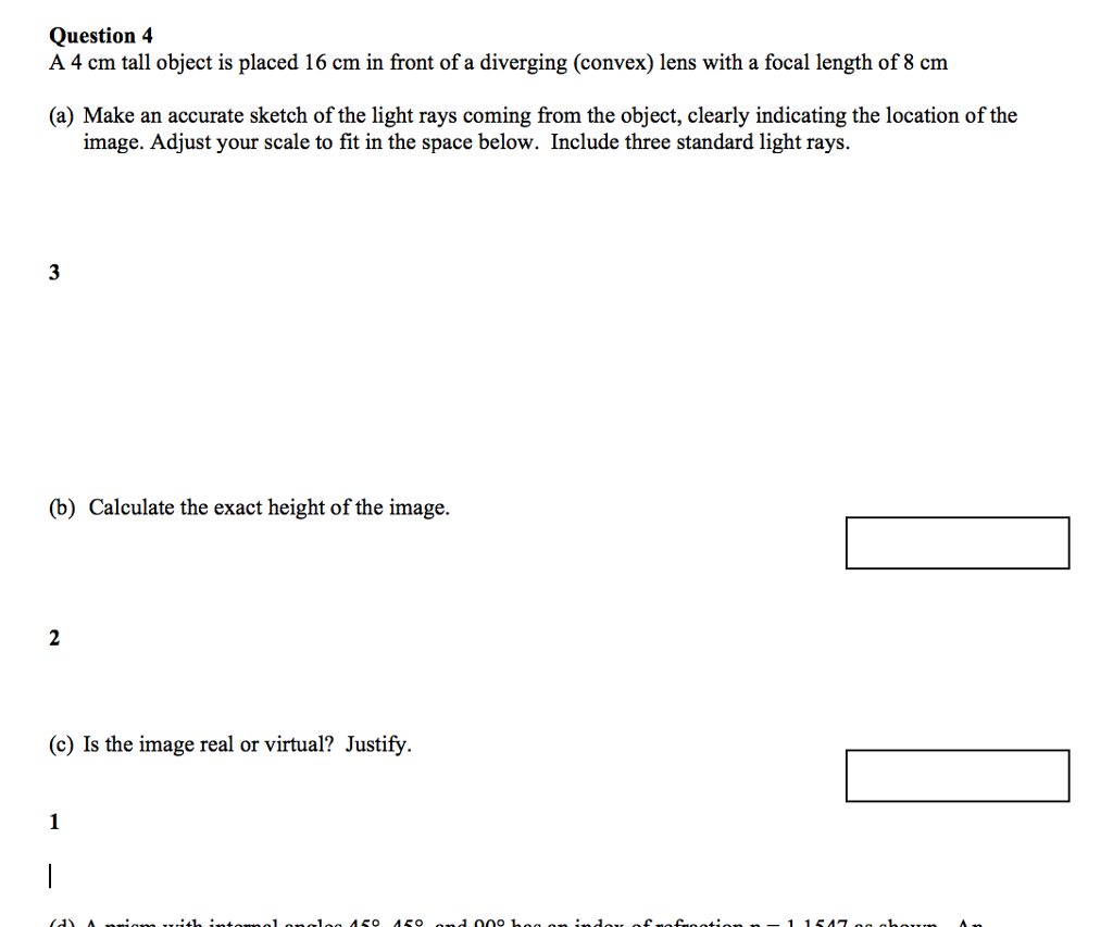 Solved A 4 cm tall object is placed 16 cm in front of a | Chegg.com