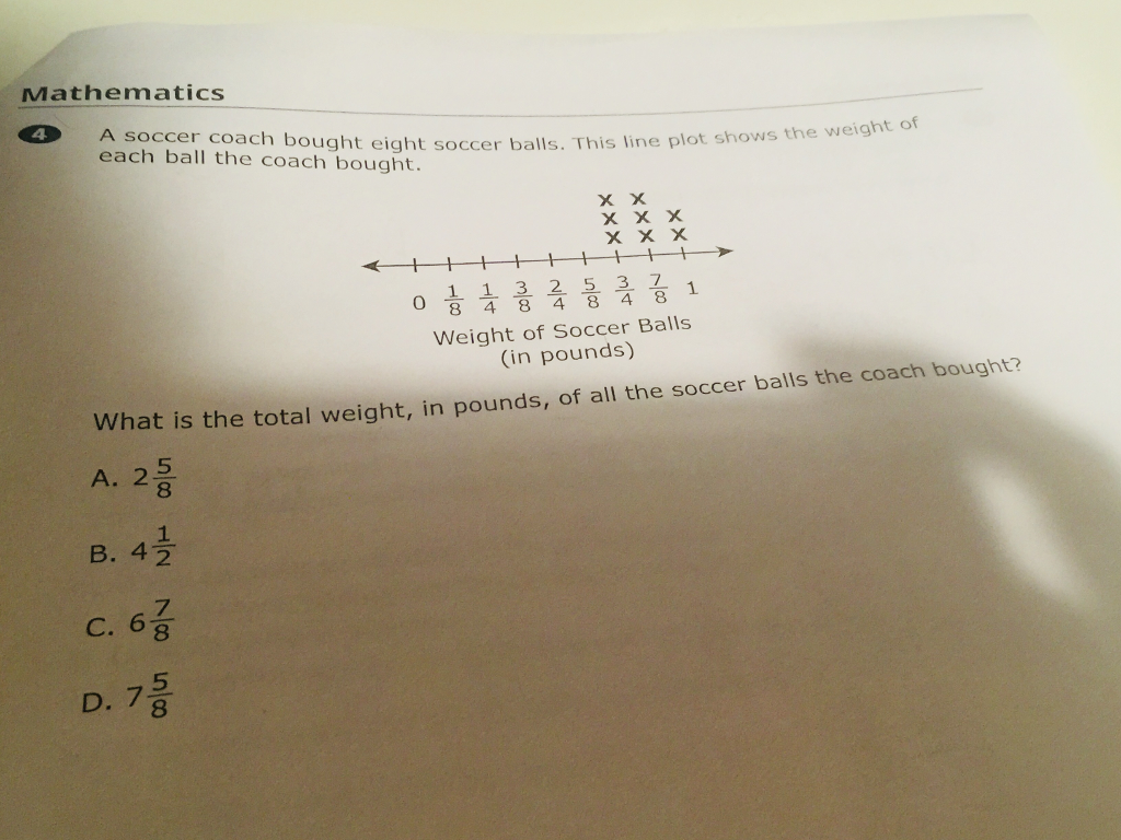 Solved Mathematics 4 A soccer coach bou each ball the coach | Chegg.com
