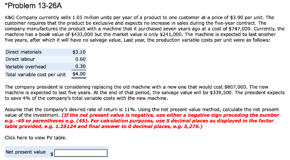 Solved K&G Company currently sells 1.05 million units per | Chegg.com