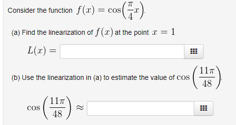 Solved Consider thefunction f(x) = cos (a) Find the | Chegg.com
