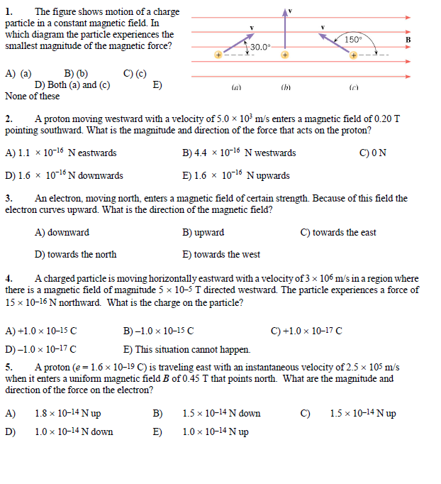 Solved The figure shows motion of a charge particle in a | Chegg.com