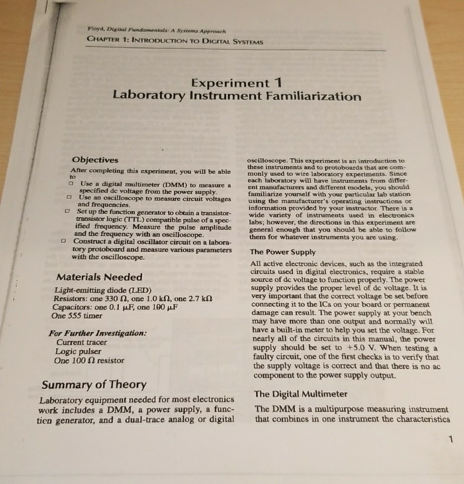 Floyd, Digital Pundamentals: A Systems Approach | Chegg.com