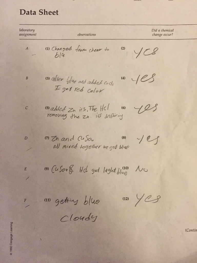 Section Post-Laboratory Questions Date (use the | Chegg.com
