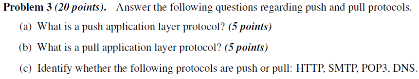 Solved Answer the following questions regarding push and | Chegg.com