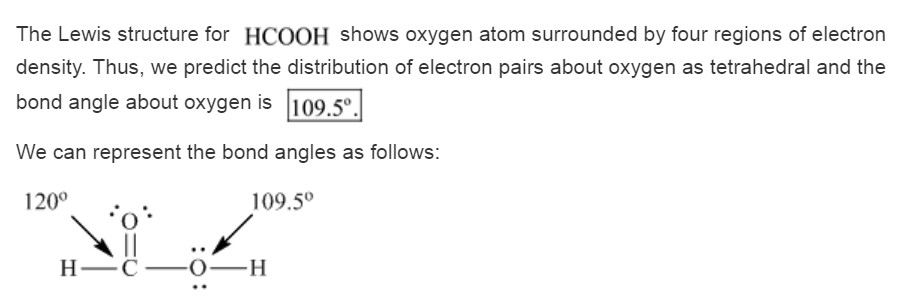 Solved The Lewis structure for HCOOH shows oxygen atom | Chegg.com