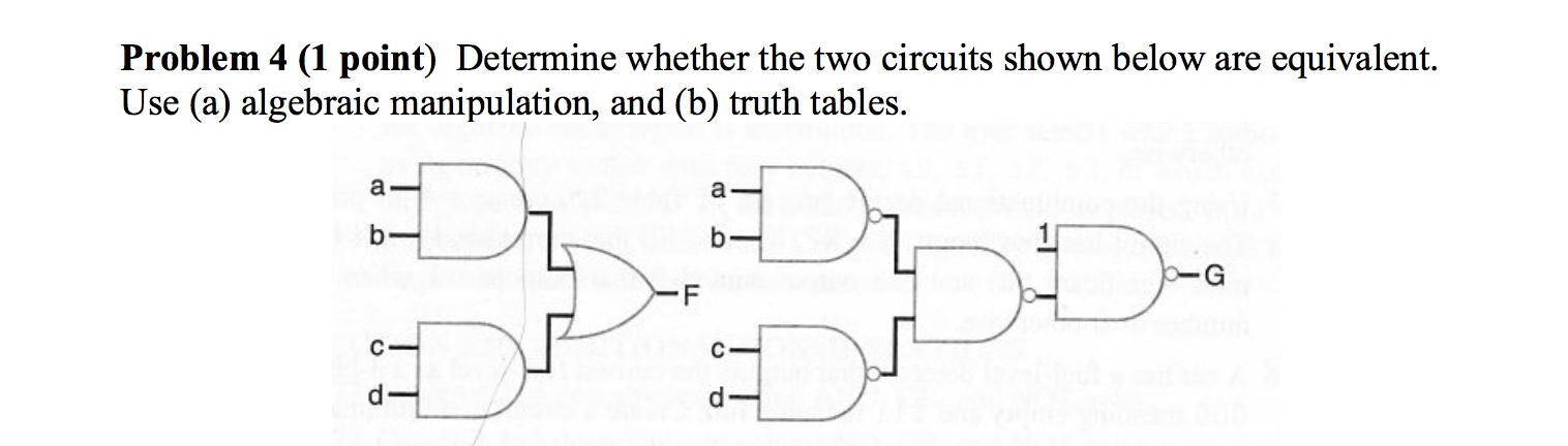 Solved Determine whether the two circuits shown below are | Chegg.com