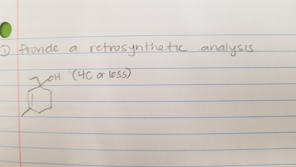 Solved D Rrnde a retrosynthetic analysis | Chegg.com