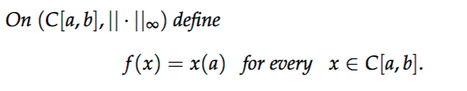Solved Prove that f is a bounded linear functional, then | Chegg.com