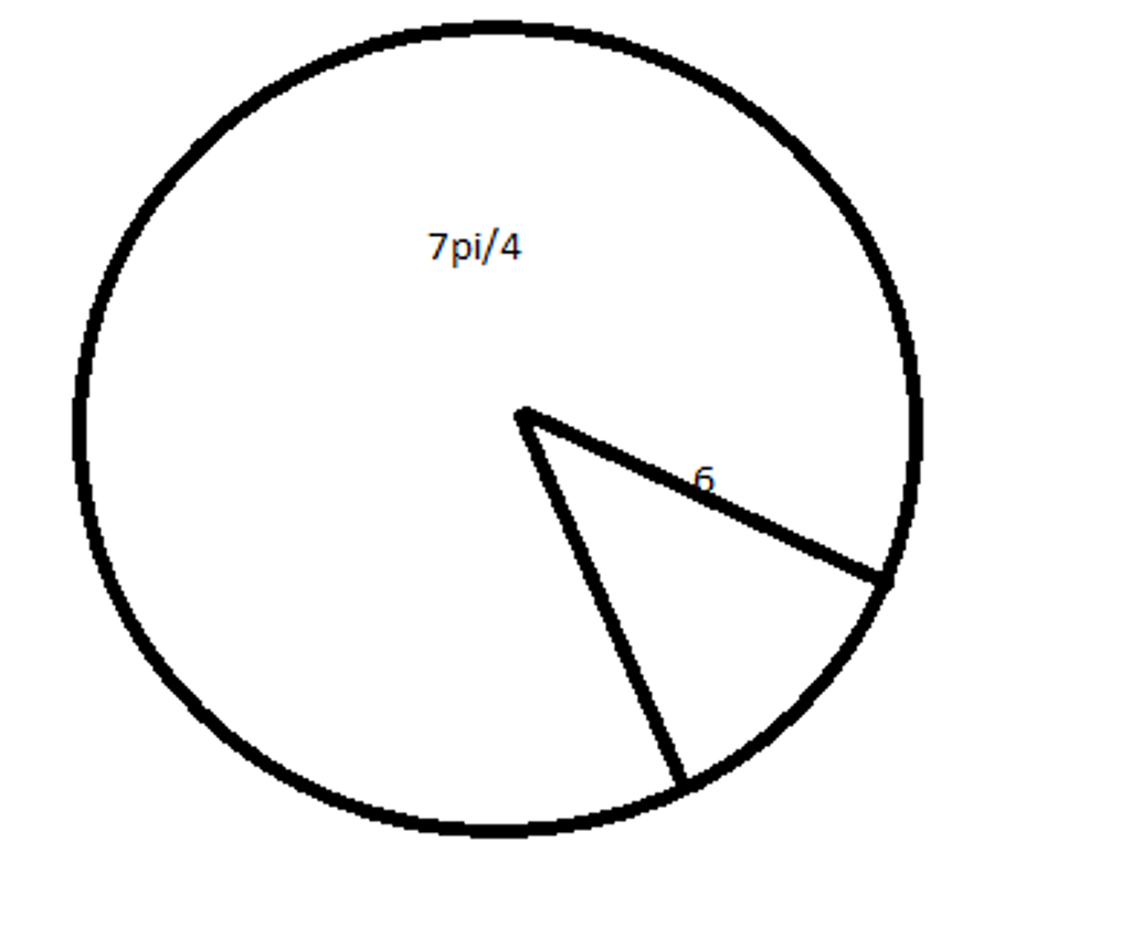 Solved Find the exact length of the arc intercepted by the | Chegg.com
