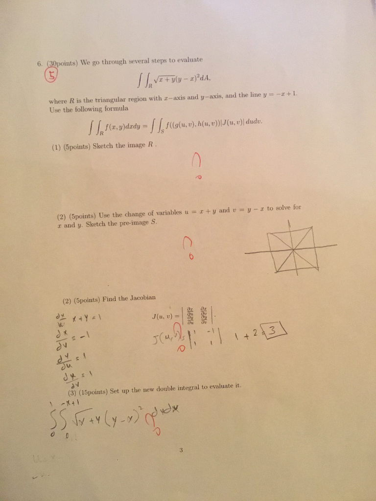 Solved 6、(30points) we go through several steps to evaluate | Chegg.com