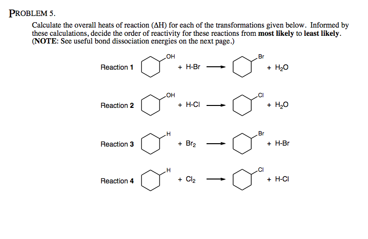 Solved Calculate the overall heats of reaction (Delta H) for | Chegg.com
